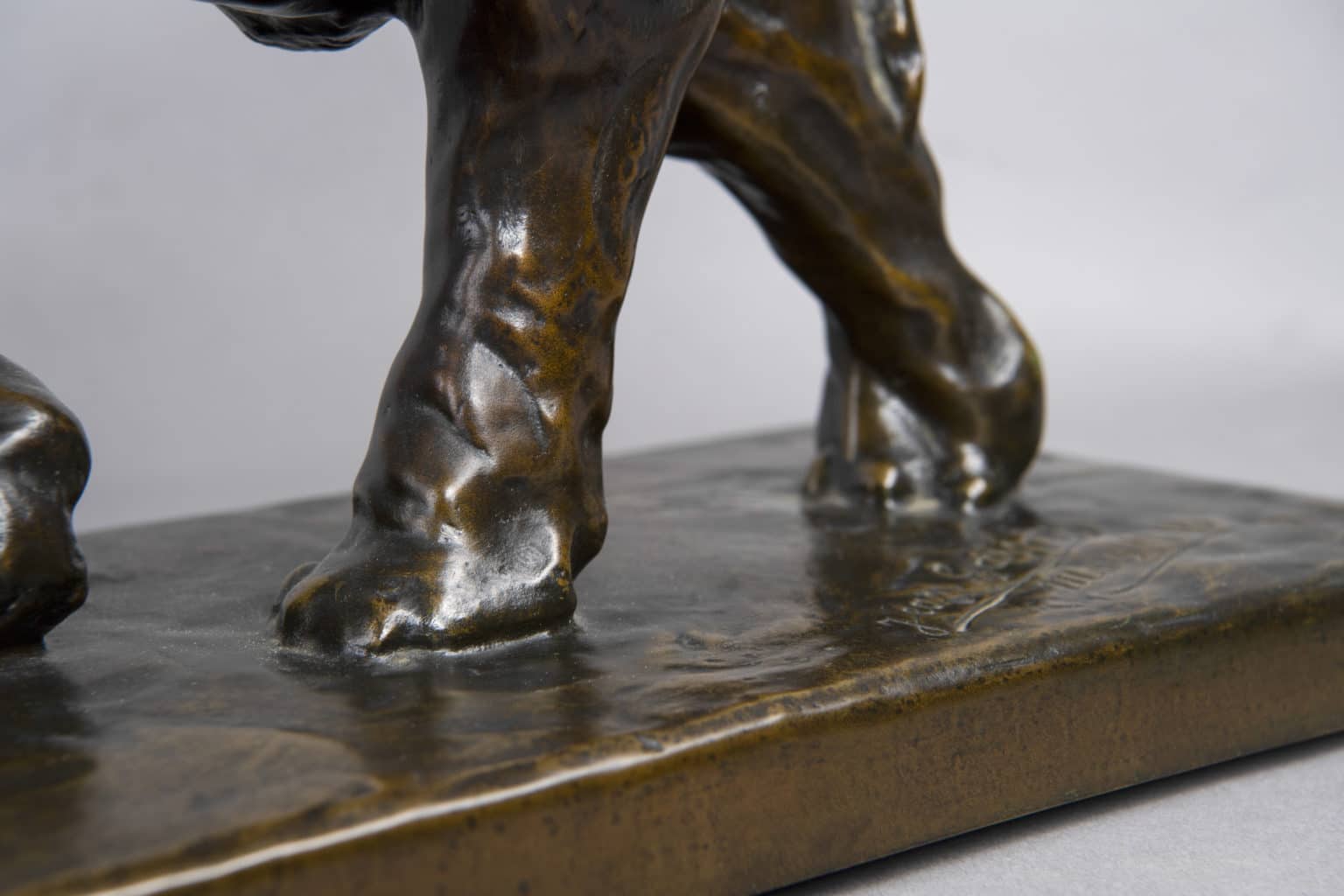 Éléphant en bronze signé Jean Gaspar (1861 - 1931) | Pipat Antiquités