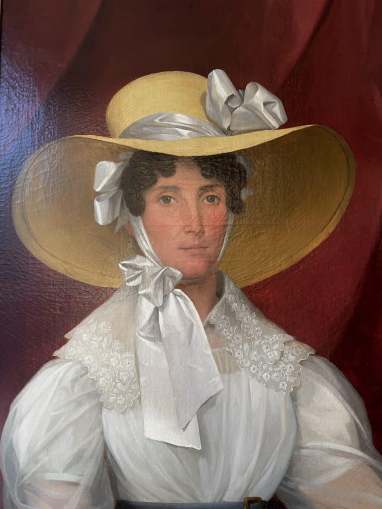 Portrait d’été : femme au chapeau, XIXe siècle