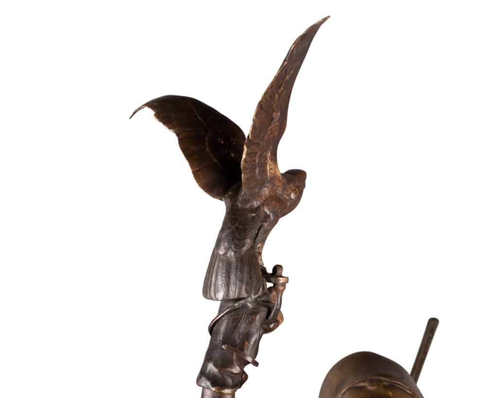 Bronze « Le Fauconnier », édition Barbedienne signée Pierre-Jules Mêne ...